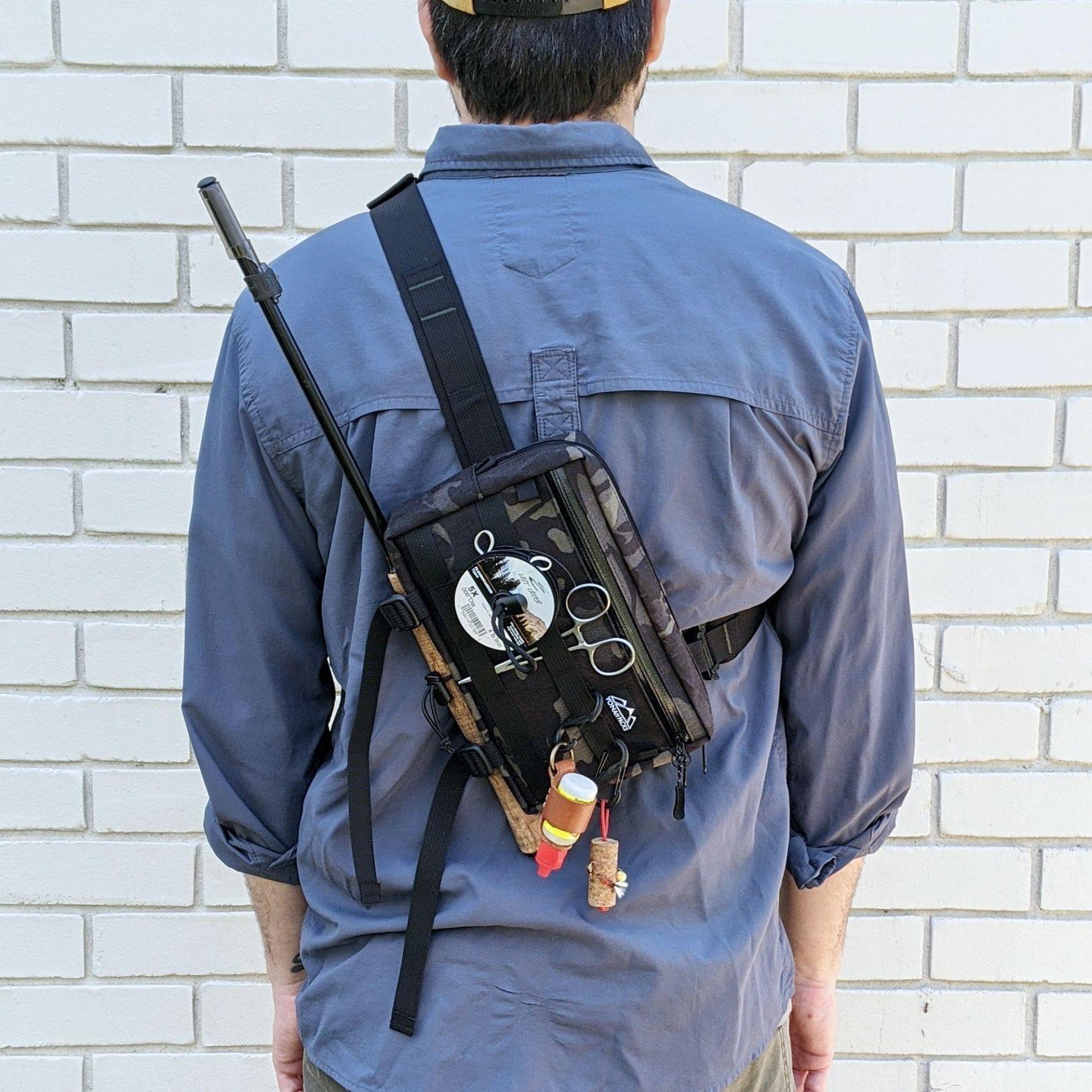 Tenkara Fanny Pack - Black Multicam – Yonah Packs UK: Minimalist ...