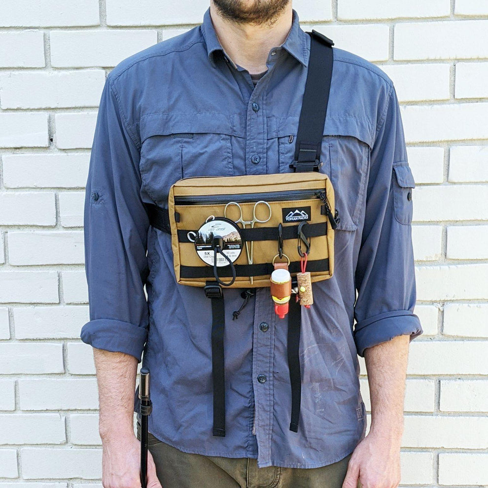 Tenkara Fanny Pack - Coyote Brown – Yonah Packs UK: Minimalist Tenkara Gear