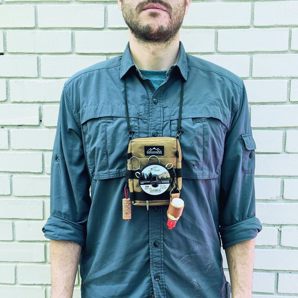 Tenkara Simple Pack - Coyote Brown – Yonah Packs UK: Minimalist Tenkara ...