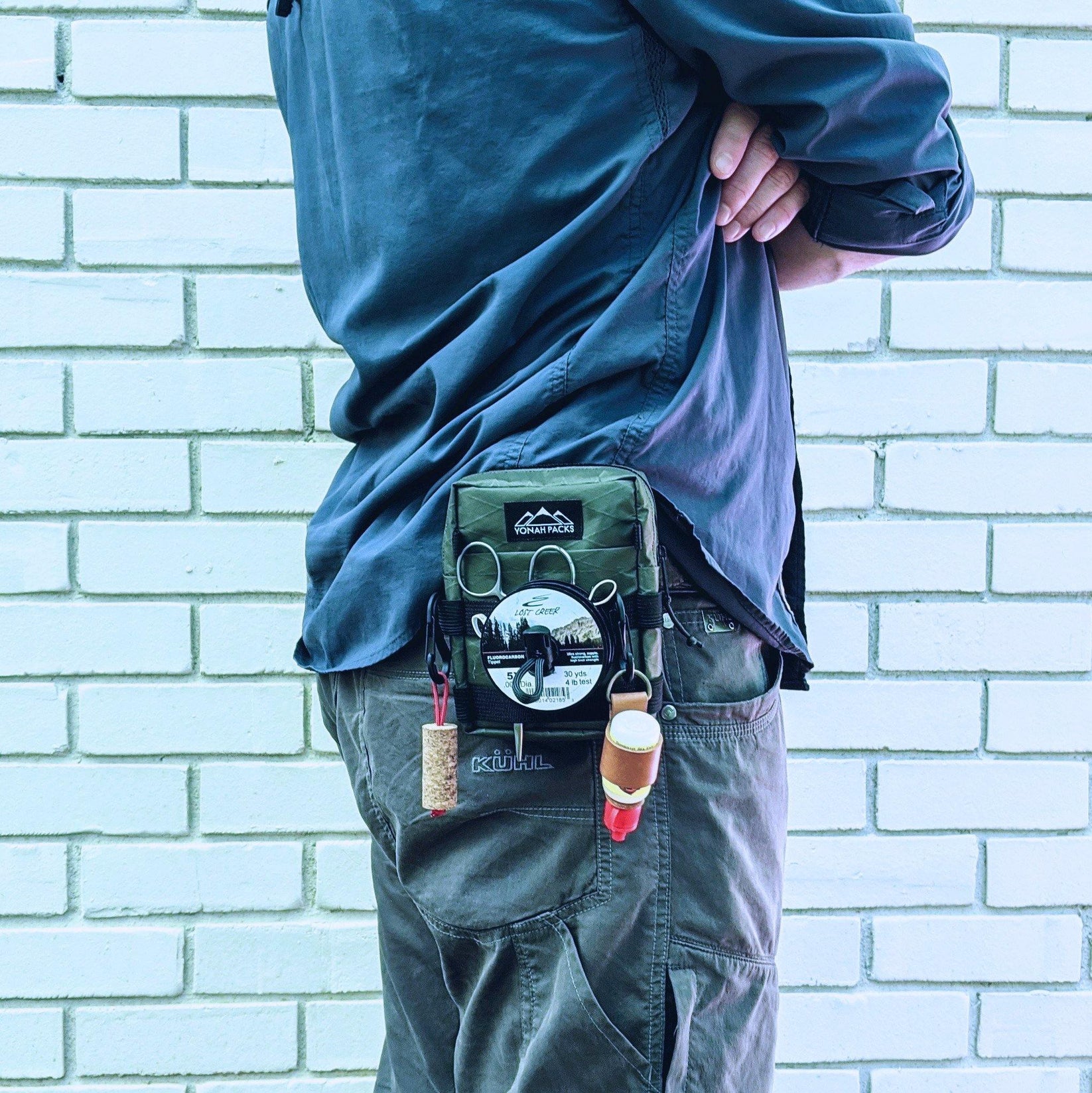 Tenkara Simple Pack - Dark Olive – Yonah Packs UK: Minimalist Tenkara Gear