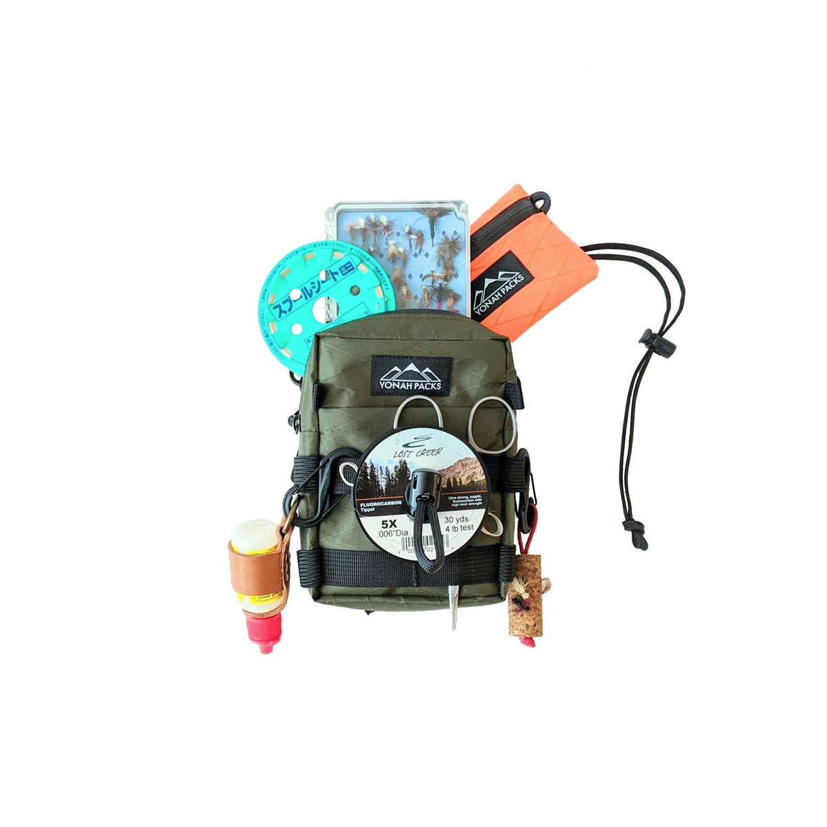 Tenkara Simple Pack - Dark Olive – Yonah Packs UK: Minimalist Tenkara Gear