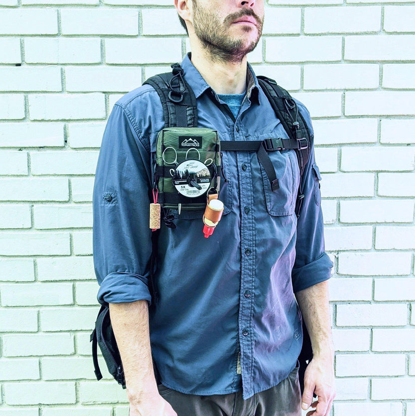 Tenkara Simple Pack - Dark Olive – Yonah Packs UK: Minimalist Tenkara Gear